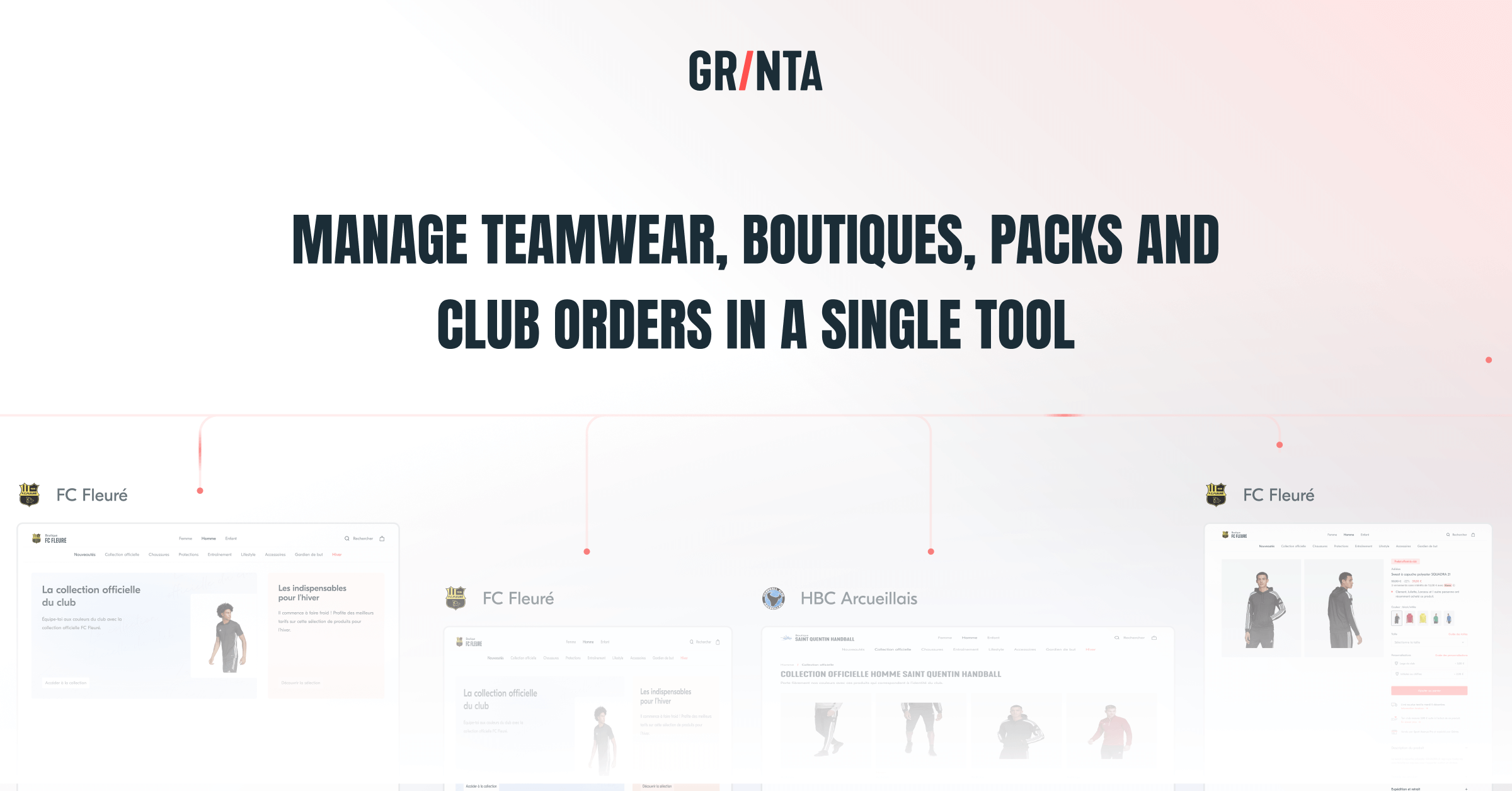 Grinta is the first solution specifically designed for retailers